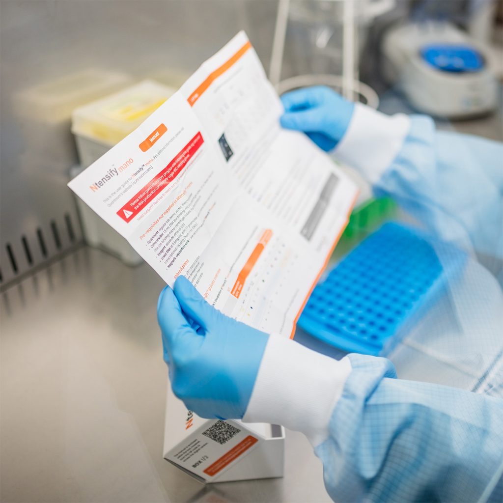 mRNA Kit containing all the reagents • Quantoom Biosciences